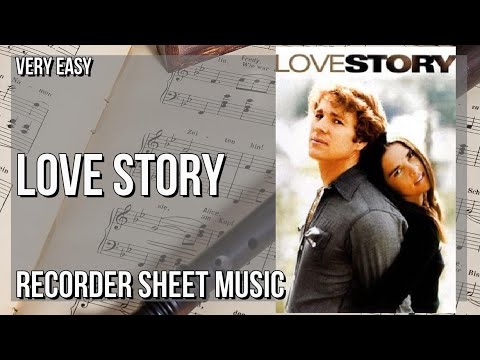 SUPER EASY Recorder Sheet Music: How to play Love Story by Taylor Swift ...