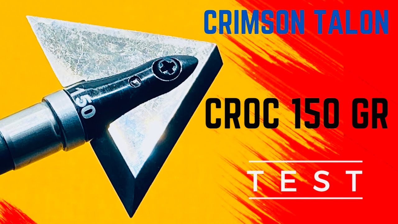 CRIMSON TALON CROC 150 gr Broadhead Test—High Performance & Low Price ...