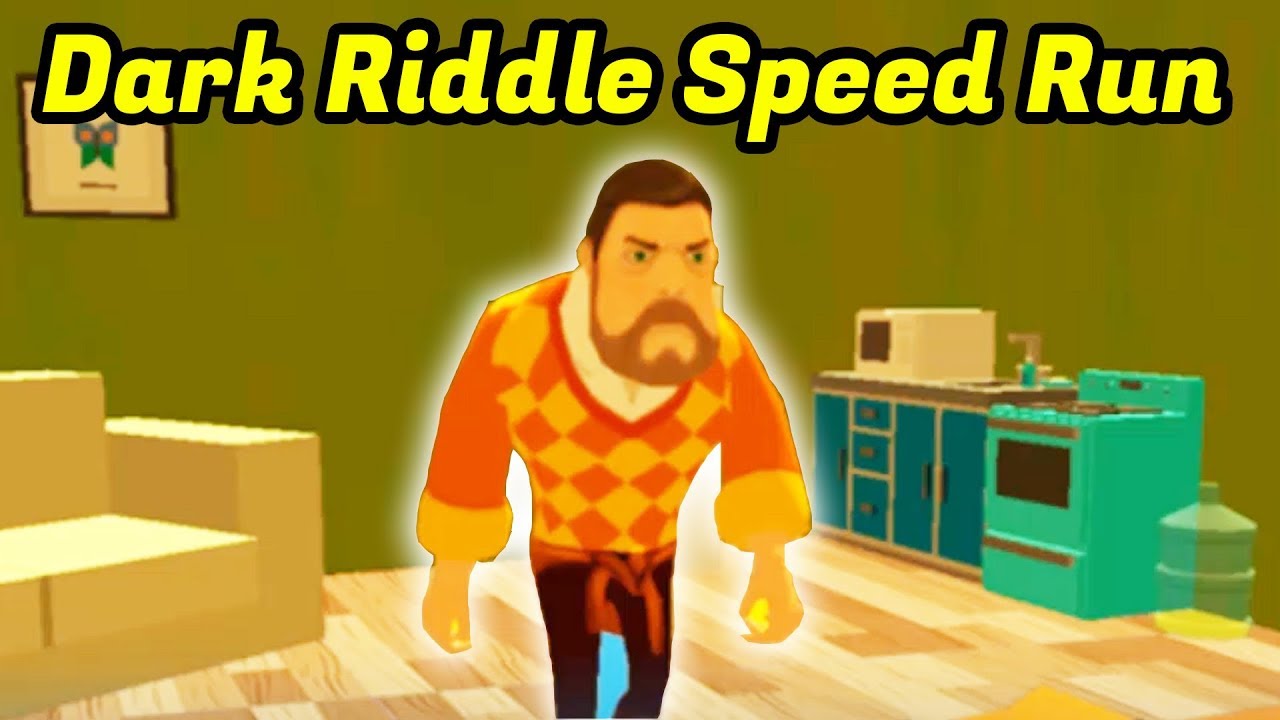Dark Riddle Version 2.4.1 Speed Run Full Gameplay - YouTube