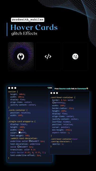 Hover Effects Cards Css Coding Cards Website Frontenddeveloper Hovereffect Youtube