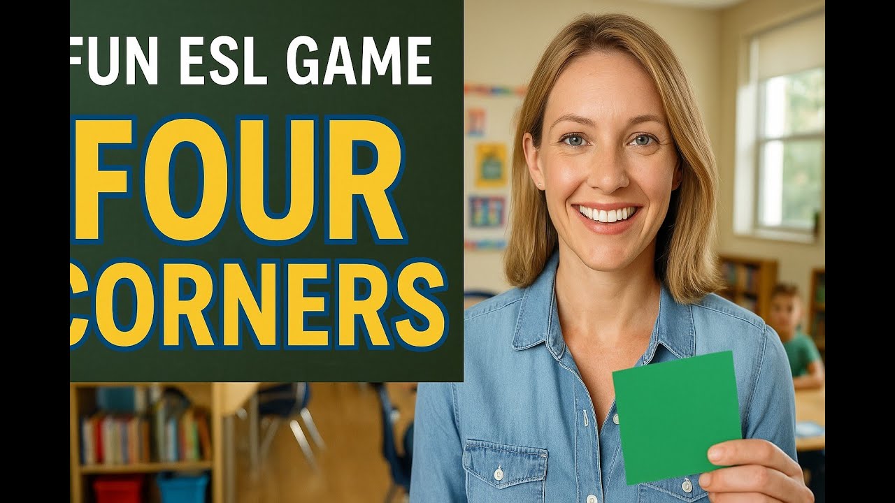 How to Play Four Corners | Fun ESL Game for Kids - YouTube