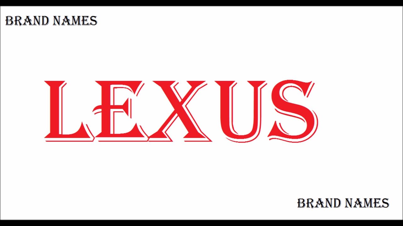 How To Pronounce LEXUS - Car Brands - YouTube