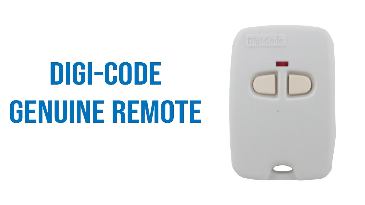 Digi-Code Genuine Remote Video Description - YouTube