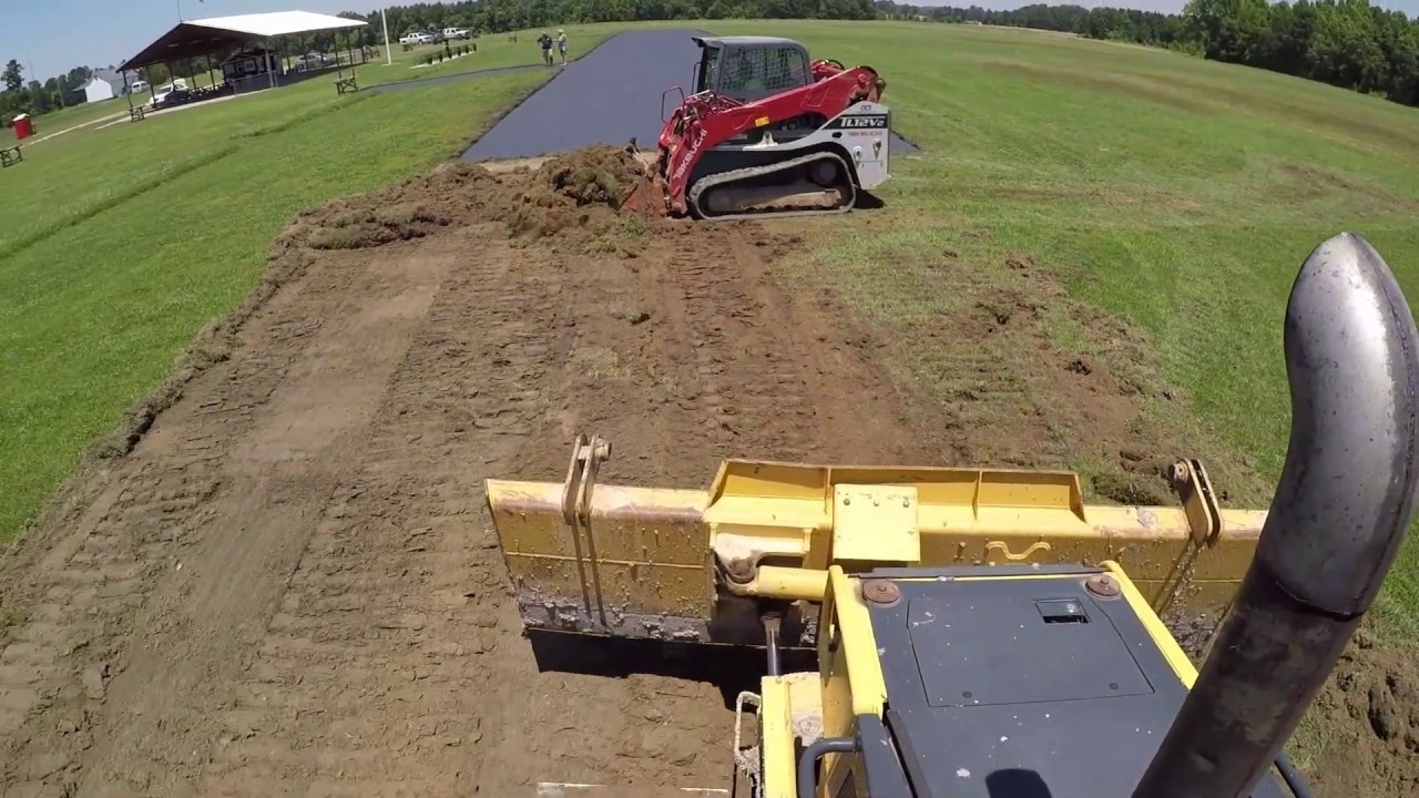 Grading An R/C Airport Runway - YouTube