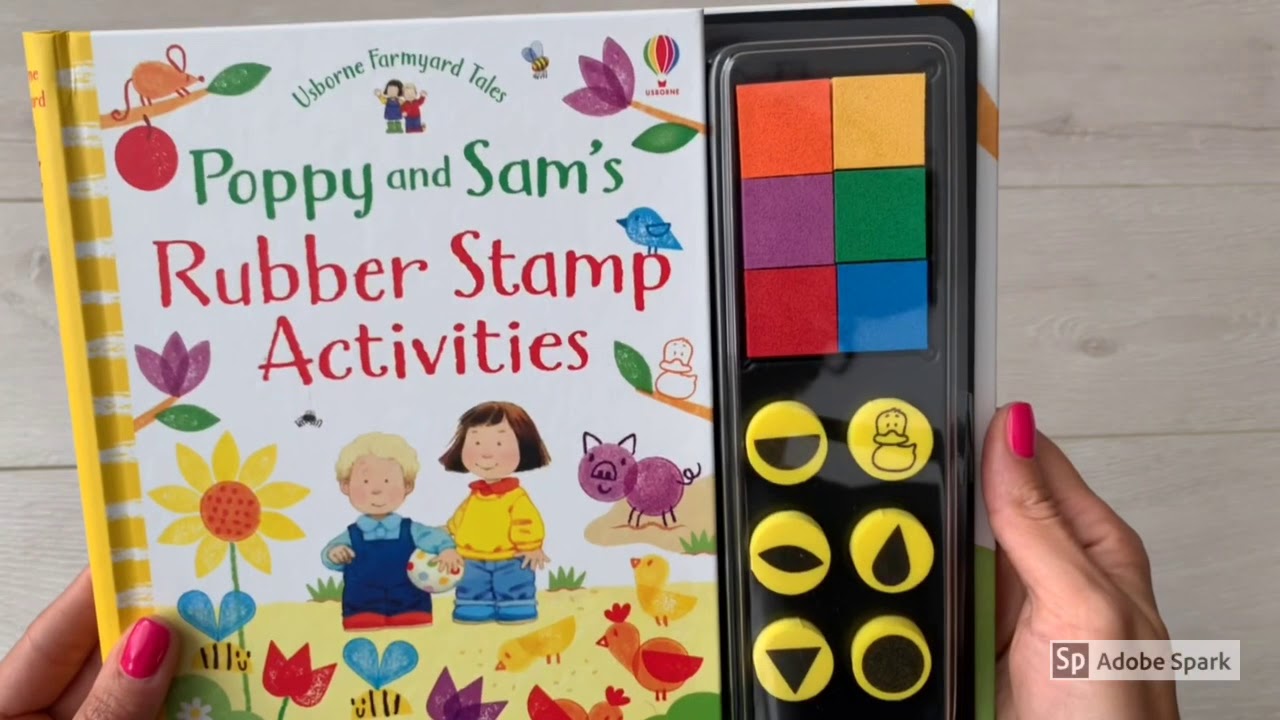 Poppy and Sam’s Rubber Stamp Activities Usborne - YouTube