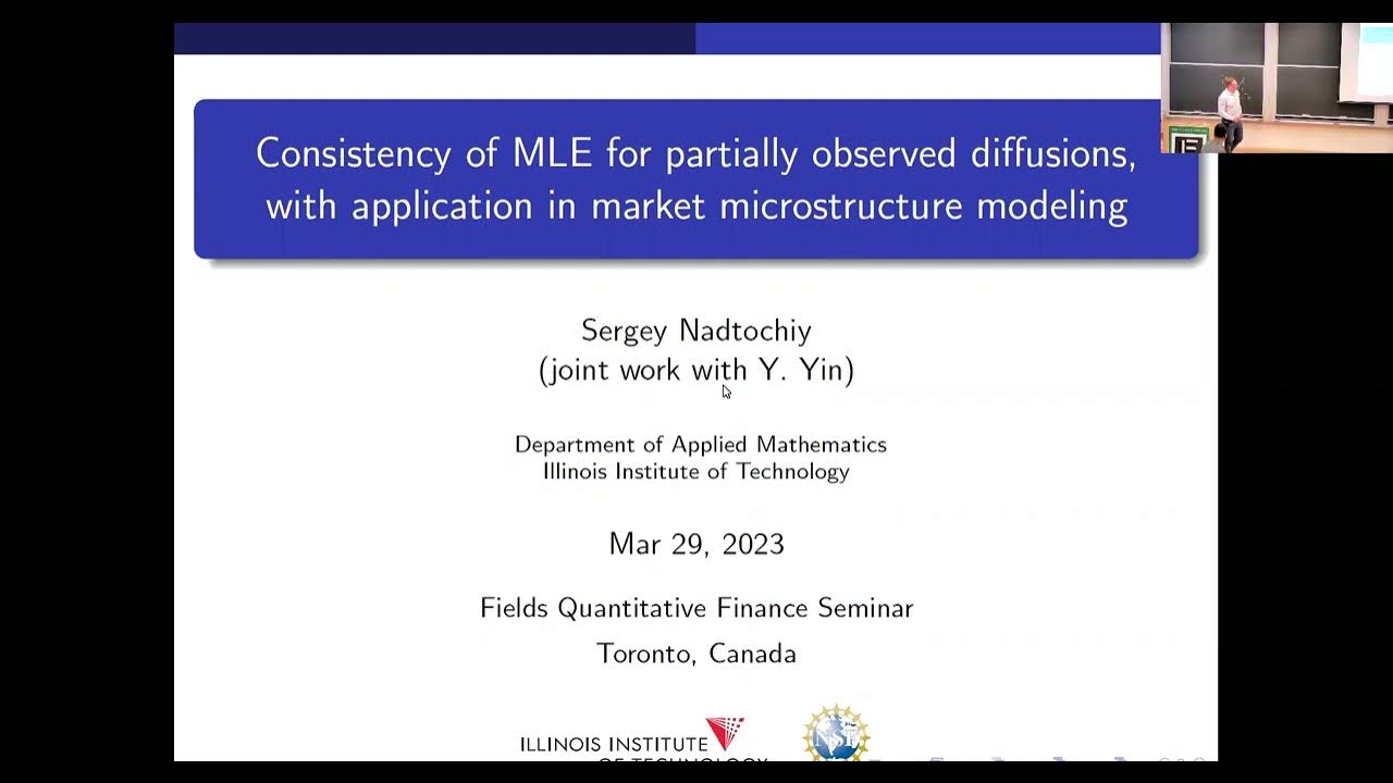 Consistency of MLE for partially observed diffusions, with application in market microstructure ...