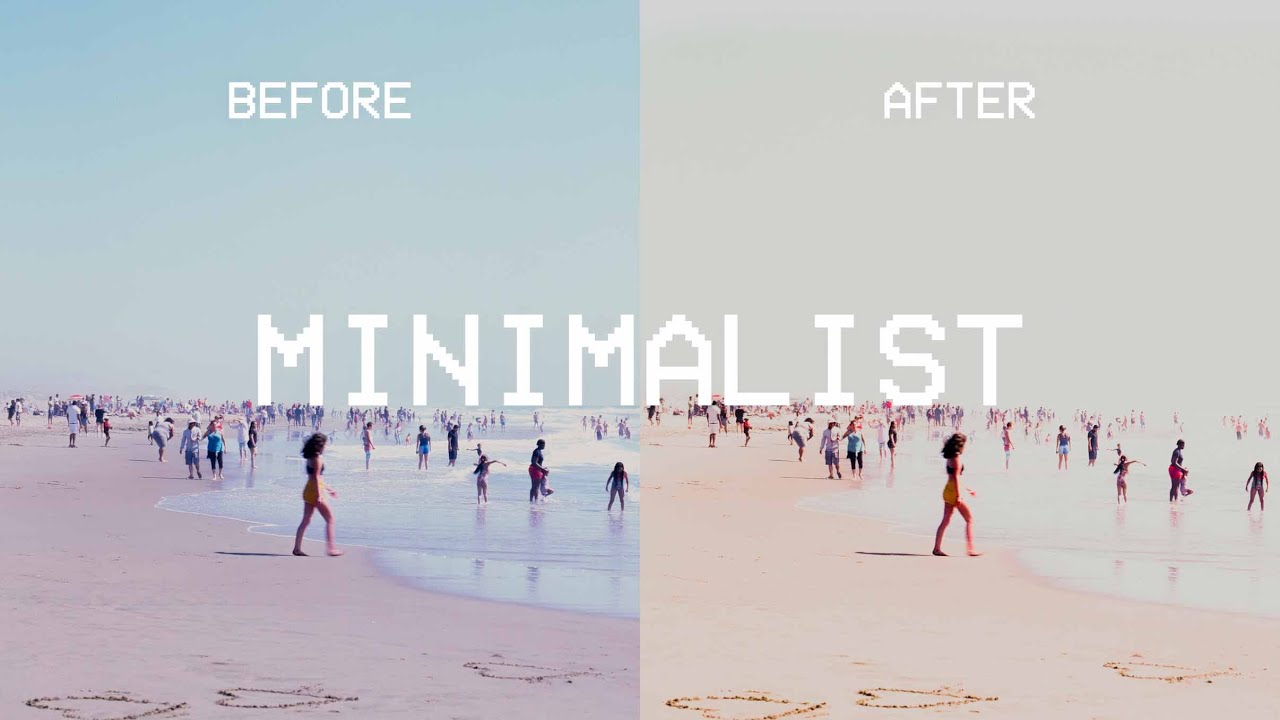 How I Edit Minimalistic Photos in Lightroom - YouTube