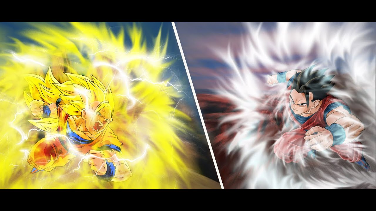 Dragon Ball Super Goku vs Gohan Fight of god - YouTube