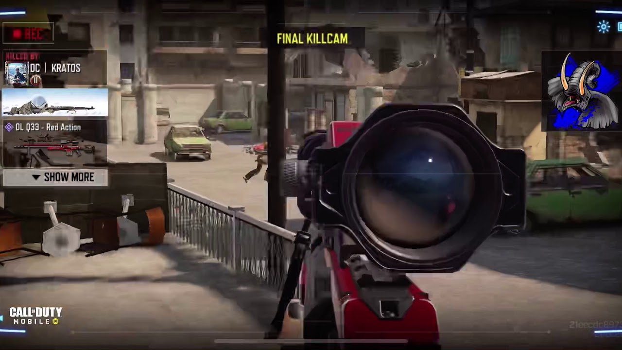 Killcam Codm #BKC. 4 #5 #Kartos From DC clan - YouTube