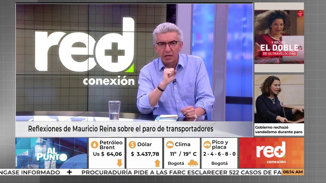 Red+ | Reflexiones de Mauricio Reina sobre el paro de transportadores ...
