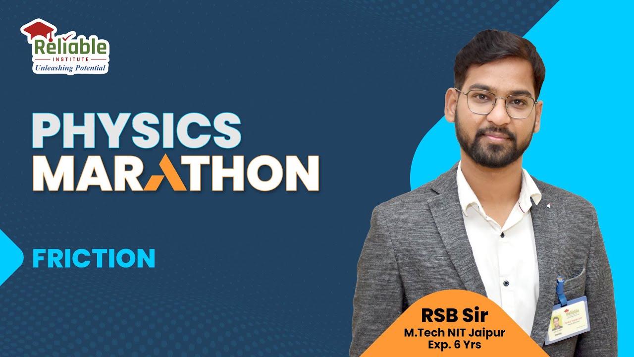 Physics Marathon | Friction | Reliable Institute - YouTube