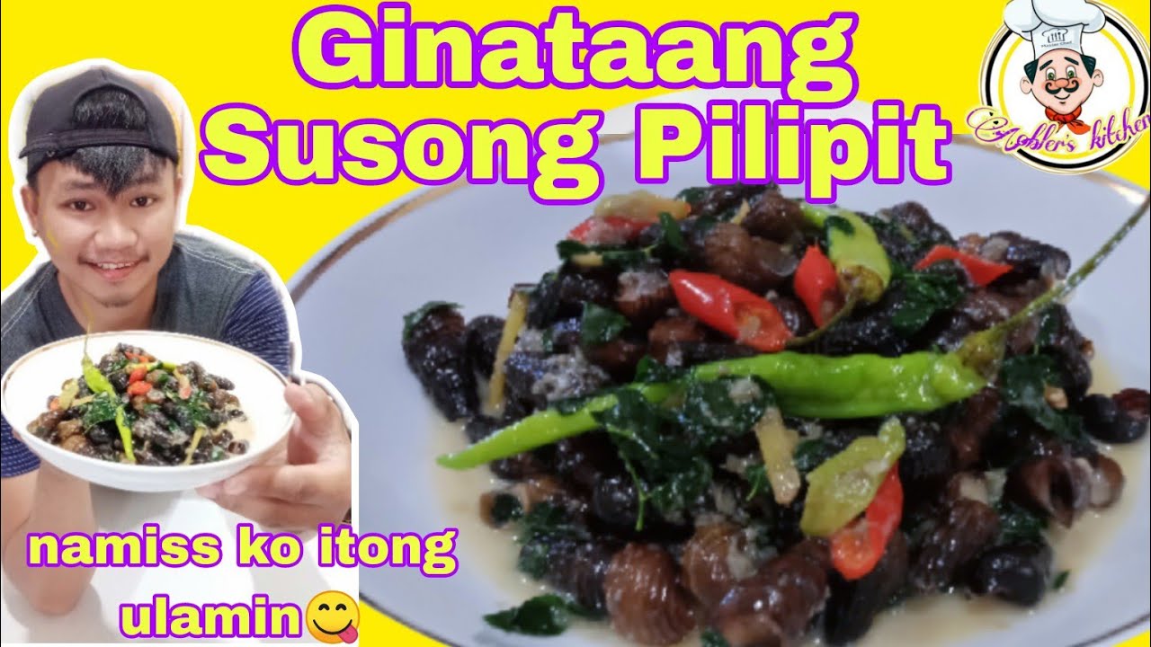 Ginataang Susong Pilipit l Nobler's kitchen - YouTube