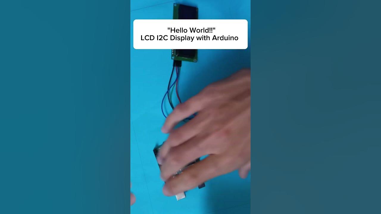 "Hello World!!" | LCD I2C Display with Arduino #arduino #i2c - YouTube