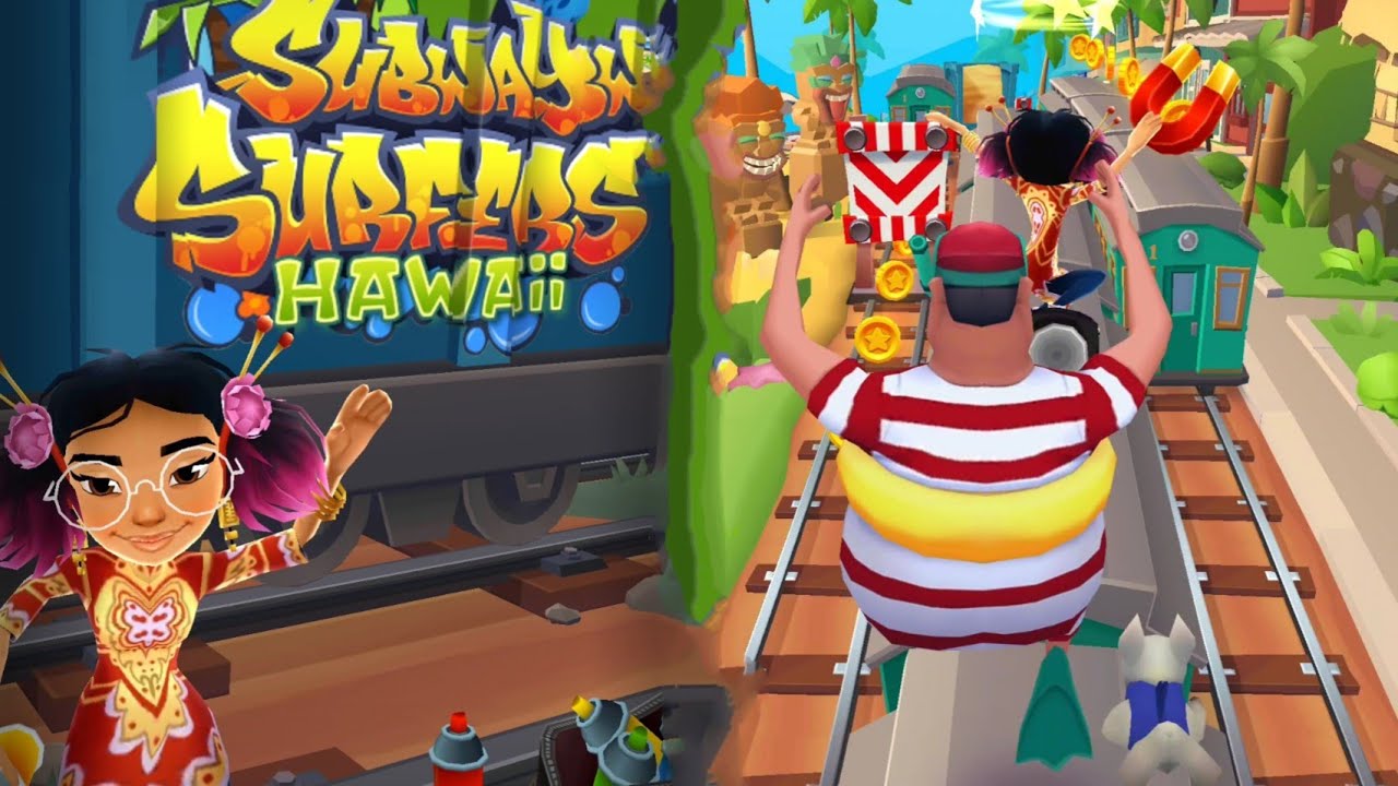 Subway Surfers - Jenny (Party Outfit) I Hawaii version I gameplay ...