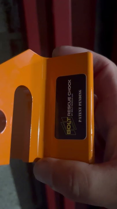 The BOLT Rescue Chock #firefighter #doors #firefightertraining #fire #tools #ems #rescue - YouTube