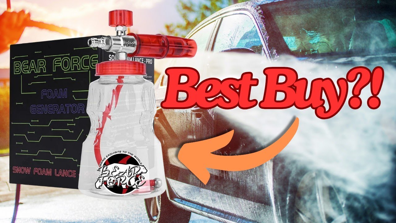 Cheap Foam Cannon From TEMU | Bear Force Foam Lance - YouTube