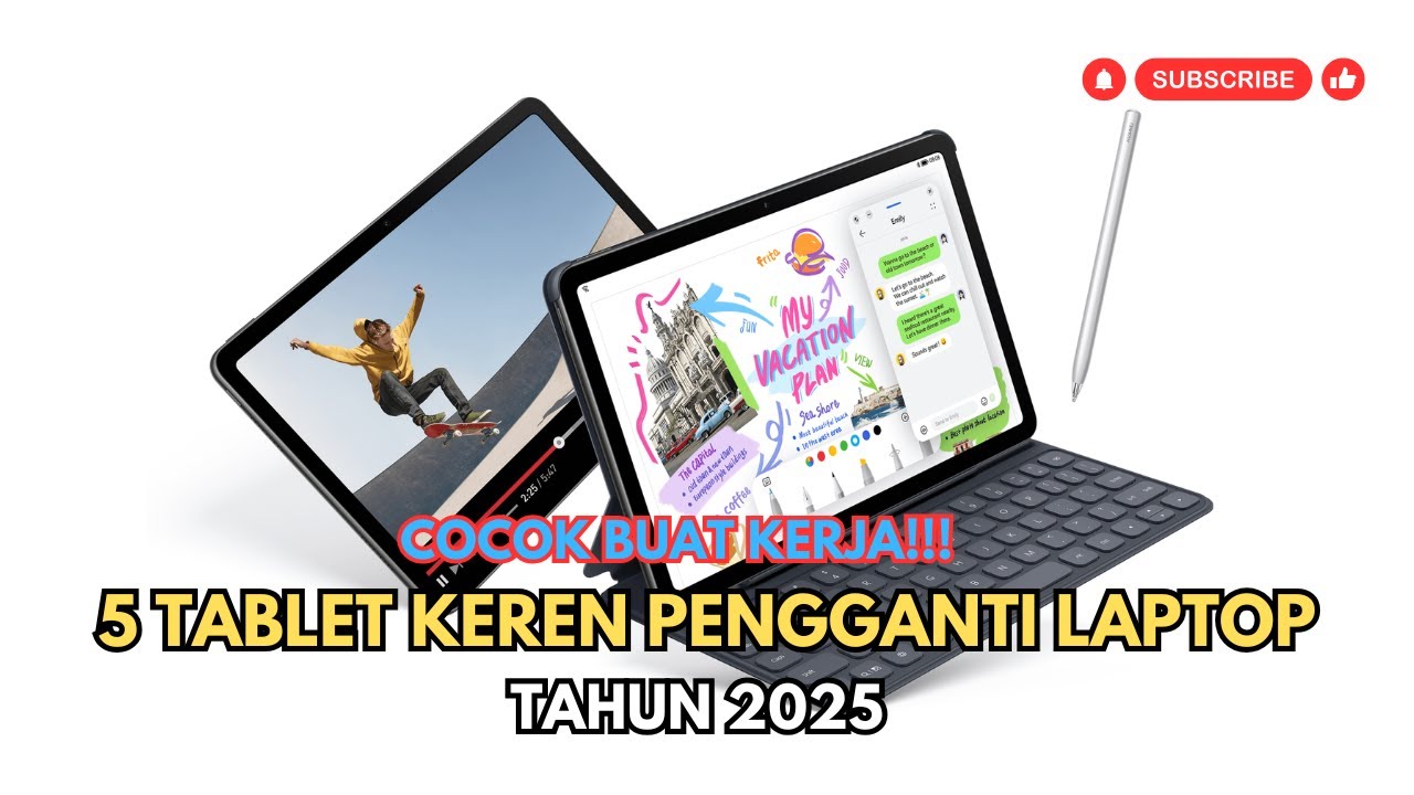 COCOK BUAT KERJA!!! Rekomendasi 5 TABLET KEREN PENGGANTI LAPTOP ...