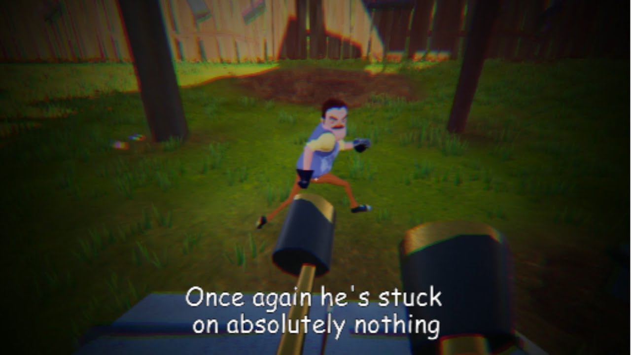 Hello Neighbor funny moment part 10 - YouTube