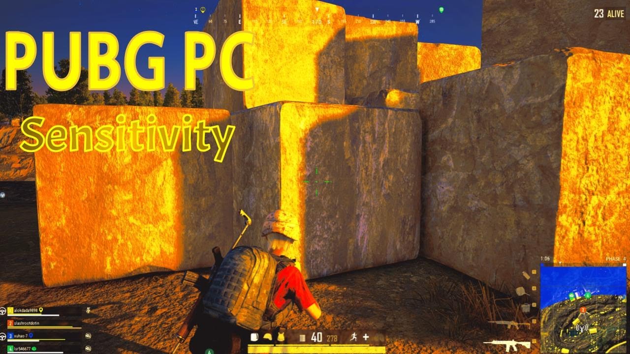 PUBG PC LATEST SENSITIVITY - YouTube