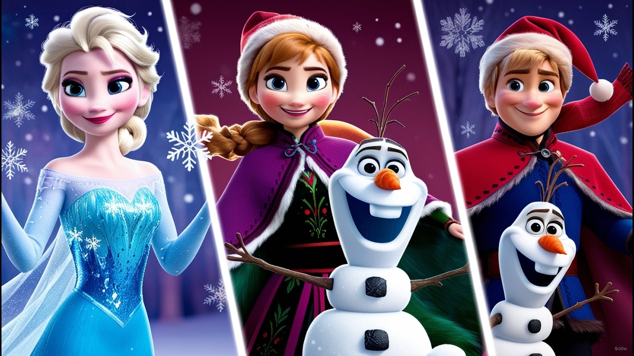 Singing Jingle Bells 🎶 ️ | Elsa & Anna’s Frozen Adventure of Holiday ...