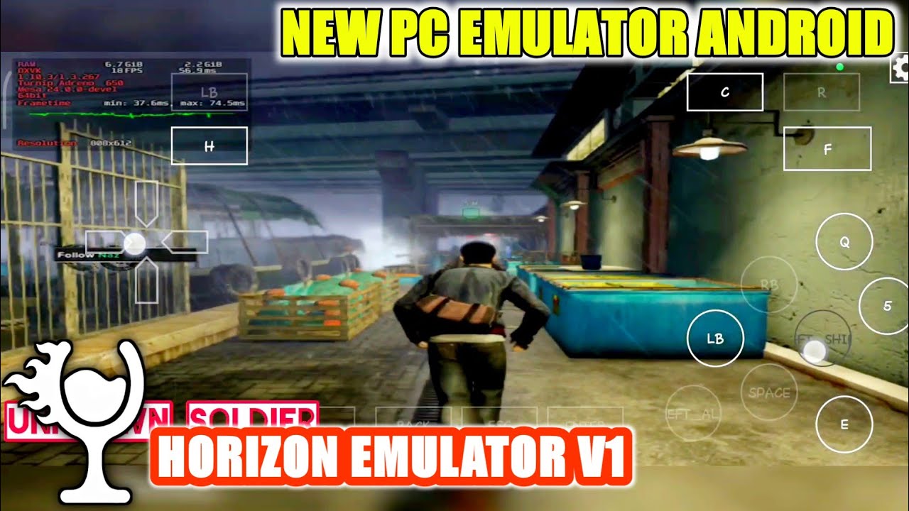 Horizon Emu V1 Sleeping Dogs PC Emulator Android - YouTube