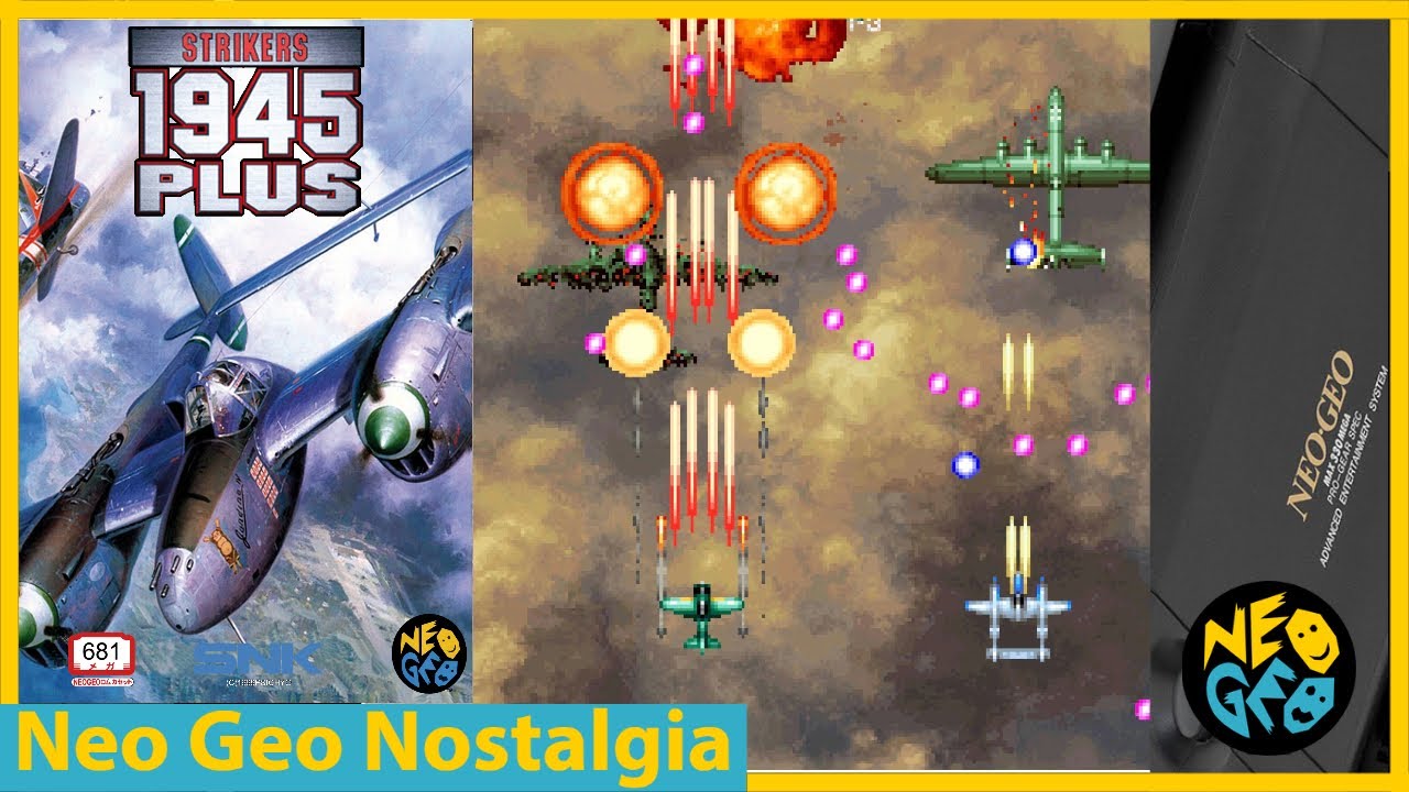 TATE WWII Shmup Fun! Strikers 1945 Plus on Neo Geo! Psiyko's Hard as Nails Arcade Shmup! - YouTube