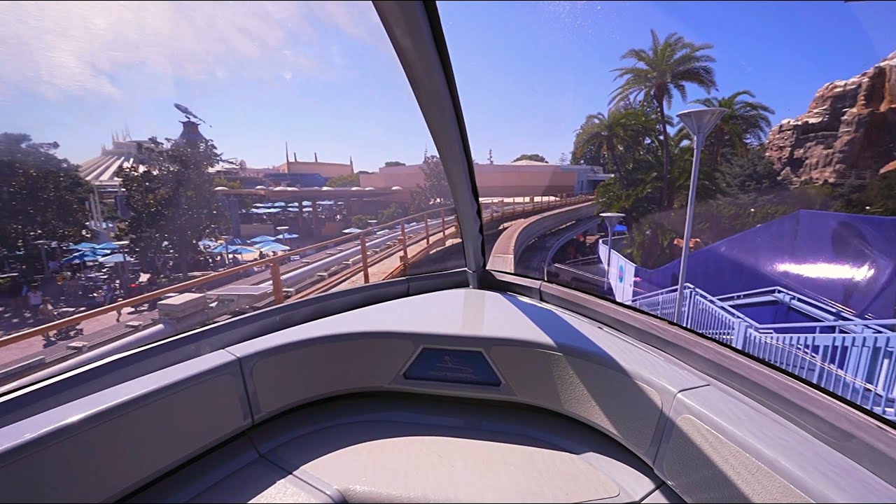 [NEW 2021] Monorail Back Car POV Full Ride - Disneyland - YouTube