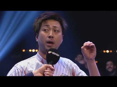 Funny Japanese Pool Billiard Player Gives Great HILARIOUS CRAZY Interview!