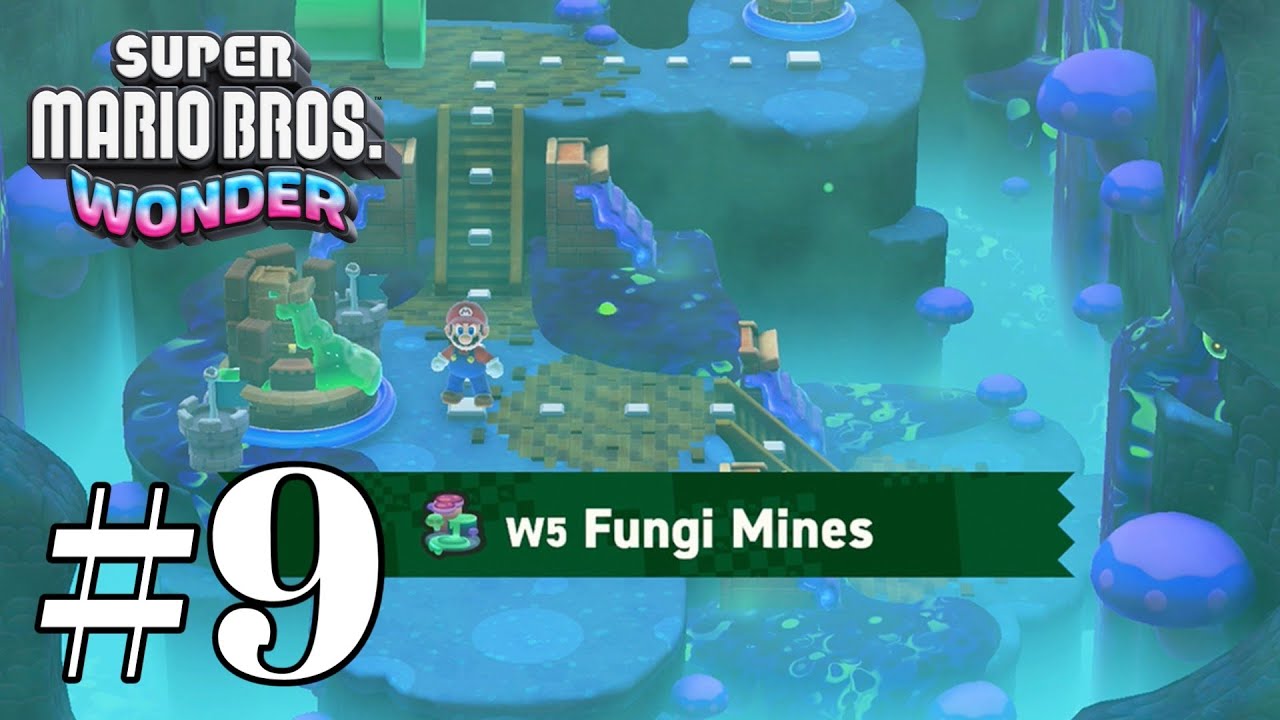Super Mario Bros Wonder Walkthrough Part 8.2 - Fungi Mines - YouTube