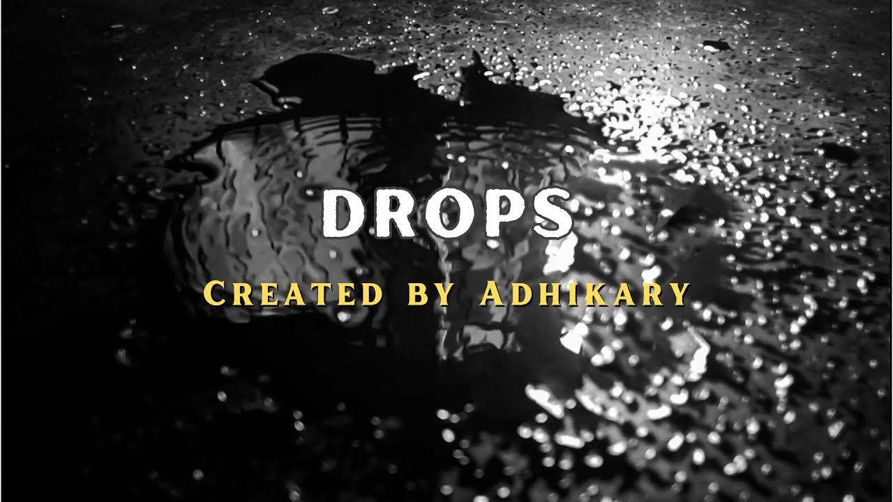 Drops || One minute short || Image poetry - YouTube