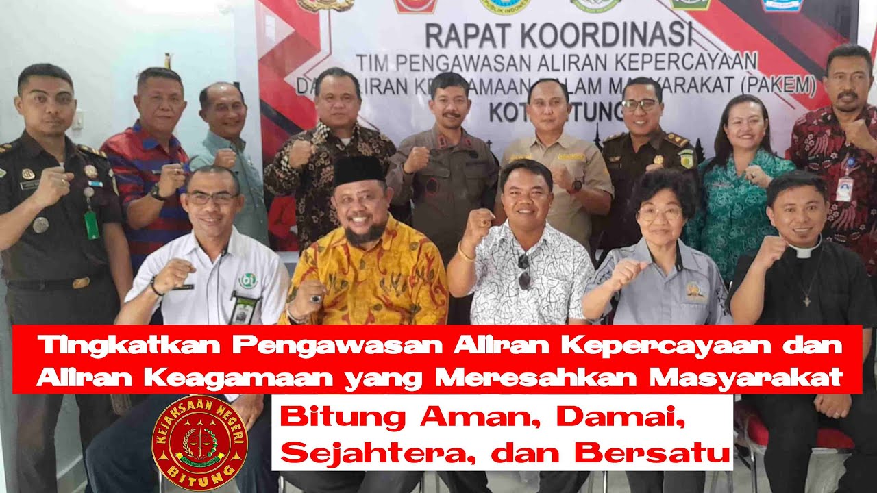 Kejaksaan Negeri Bitung Gelar Rapat Koordinasi Tim PAKEM - YouTube