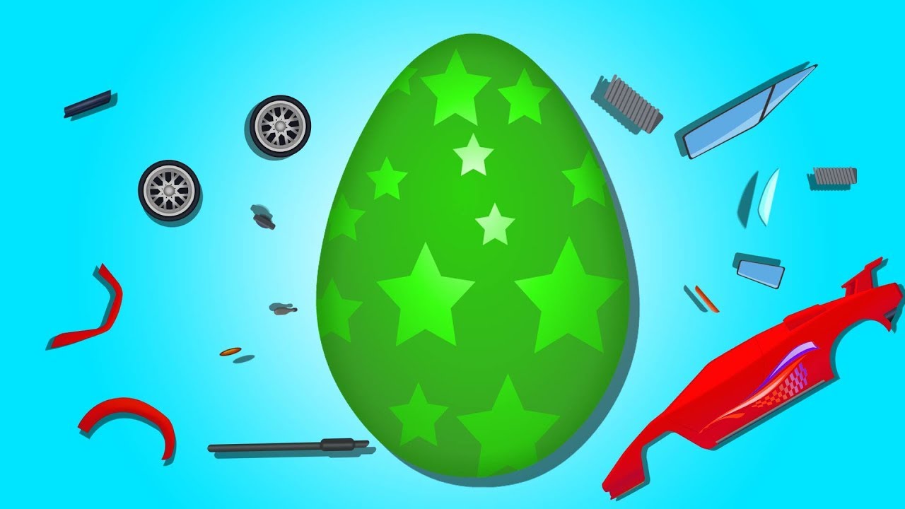 Surprise Eggs | Sports Car | Racing Video for Kids and Children - YouTube