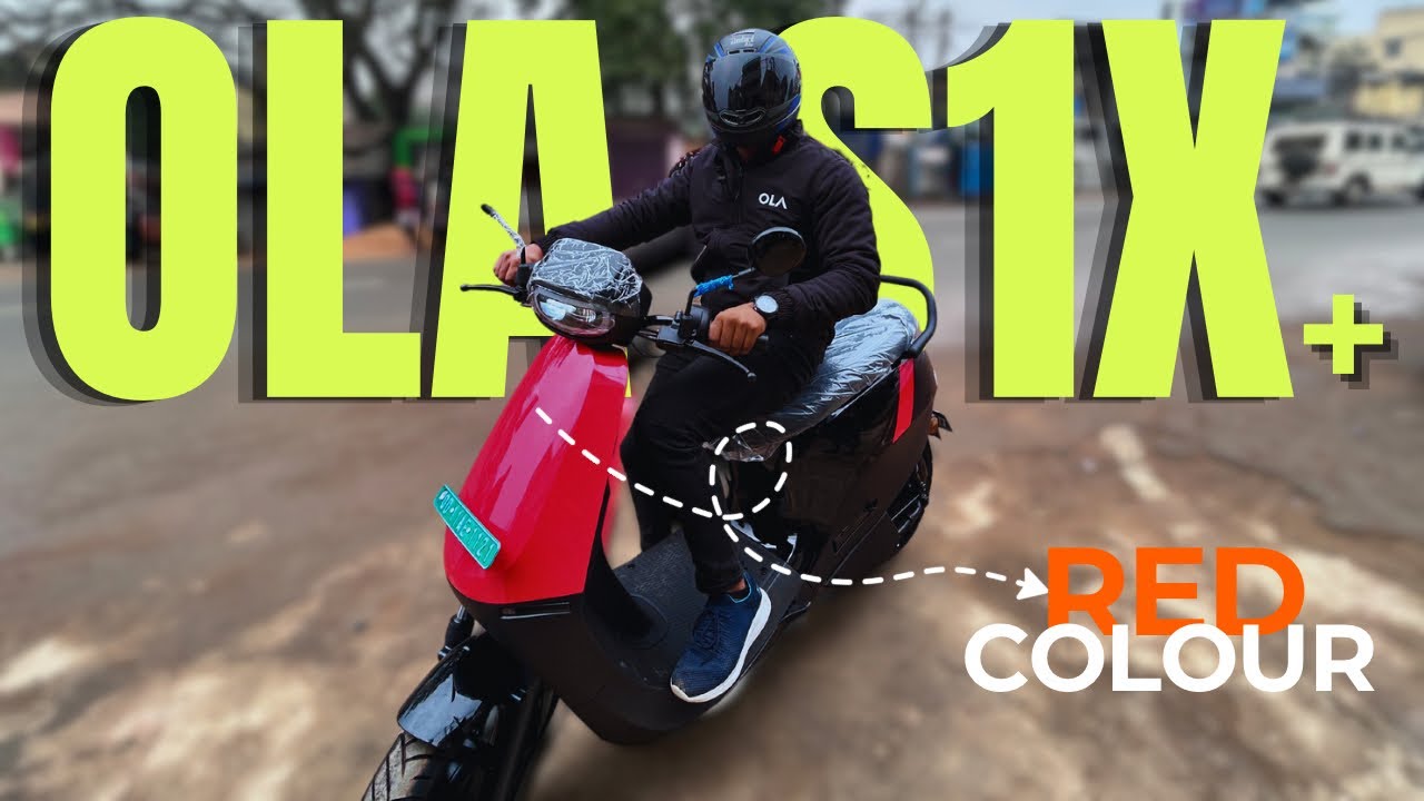 Beautiful 😻 OLA s1 x + Red colour scooter Review | DONT BUY BEFORE ...