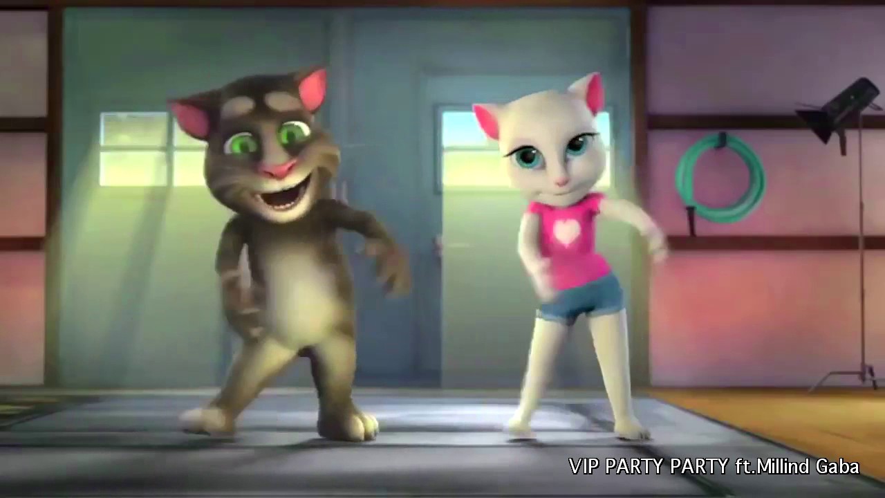 Talking Tom || Cartoon || VIP PARTY PARTY feat. MILLIND GABA - YouTube
