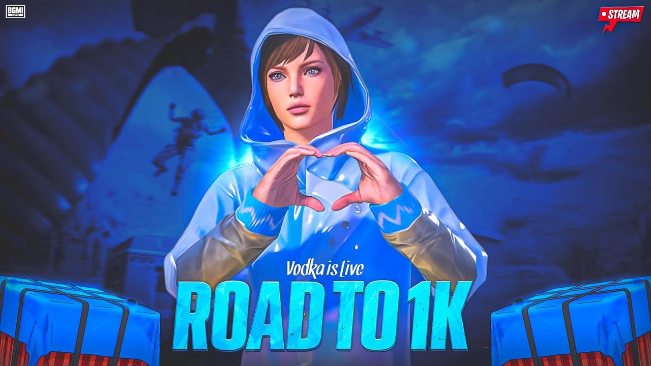 ROAD TO 1K !!!! 🥳 ️ | GIRL GAMER | VODKA PLAYZ | #bgmilive #girlgamer ...