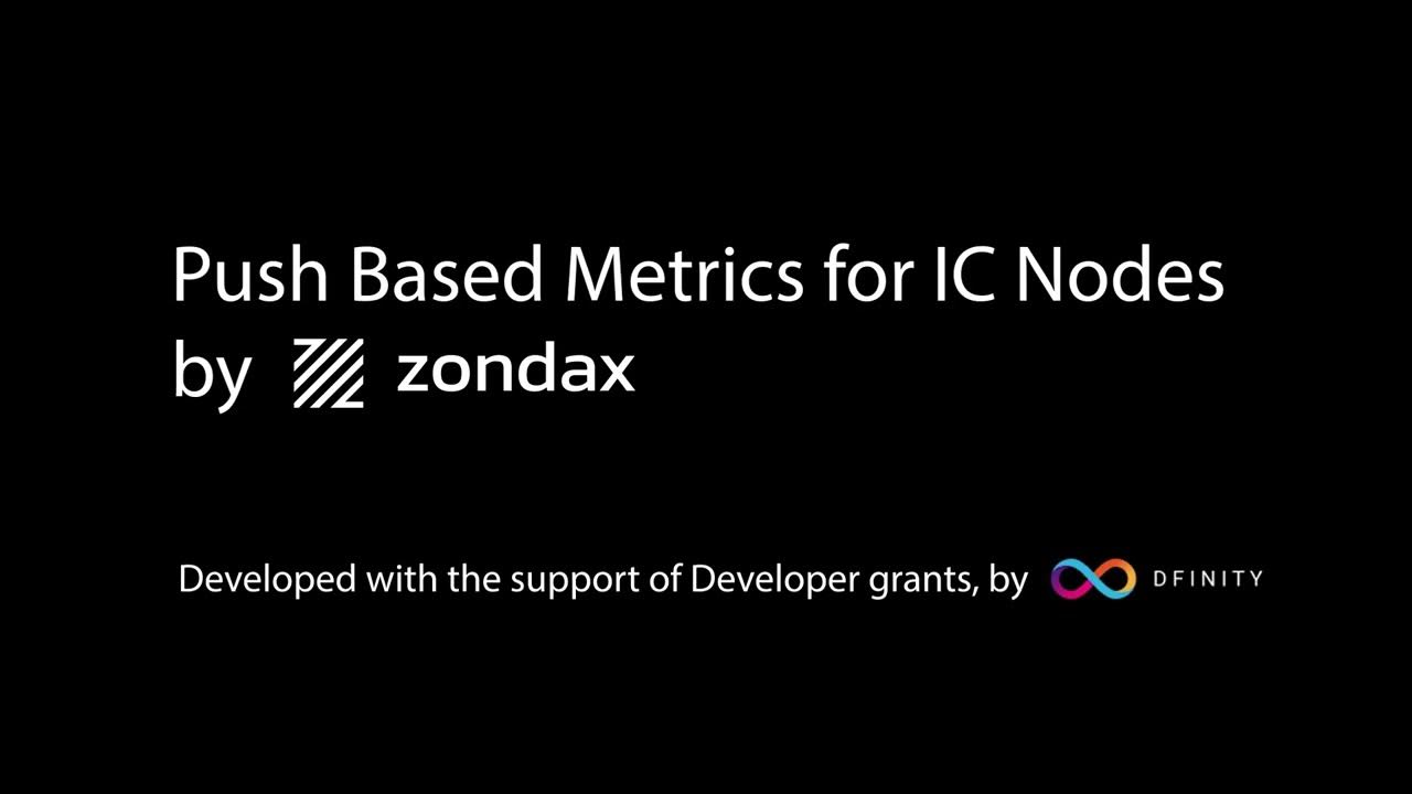 Enabling push metrics on IC Nodes - YouTube