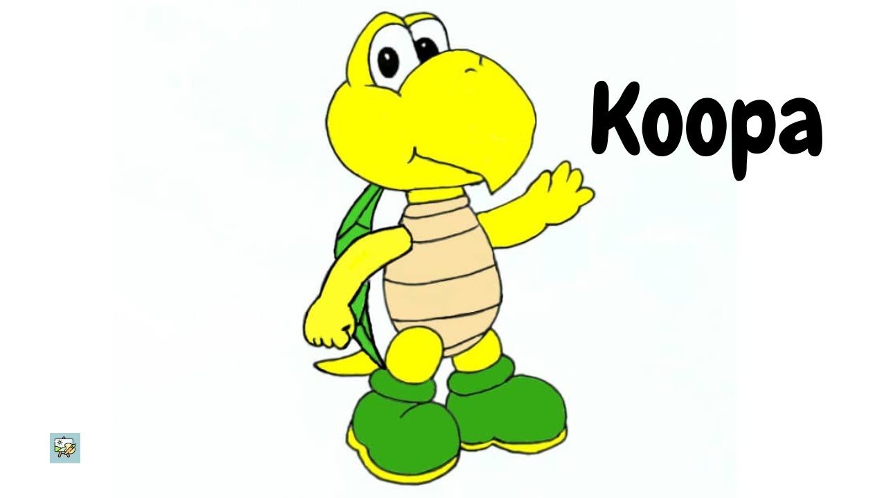 How to Draw Koopa Troopa | Super Mario Bros | easy - YouTube