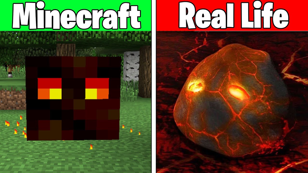 Realistic Minecraft | Real Life vs Minecraft | Realistic Slime, Water ...
