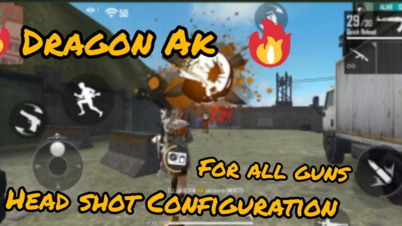 Head shot Configuration for all guns #dragonak #thehelmetbreaker # ...