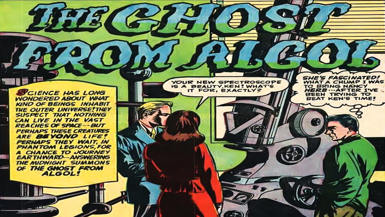 The Ghost from Algol | Horror Suspense Story | horror comics - YouTube