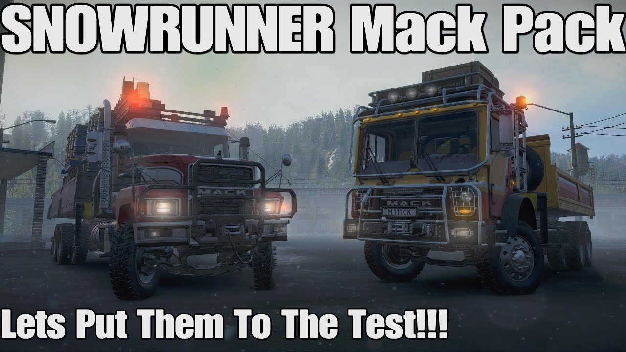 SNOWRUNNER Mack Dual Pack | Lets Put Them To The Test!!! | PS5 4K ...