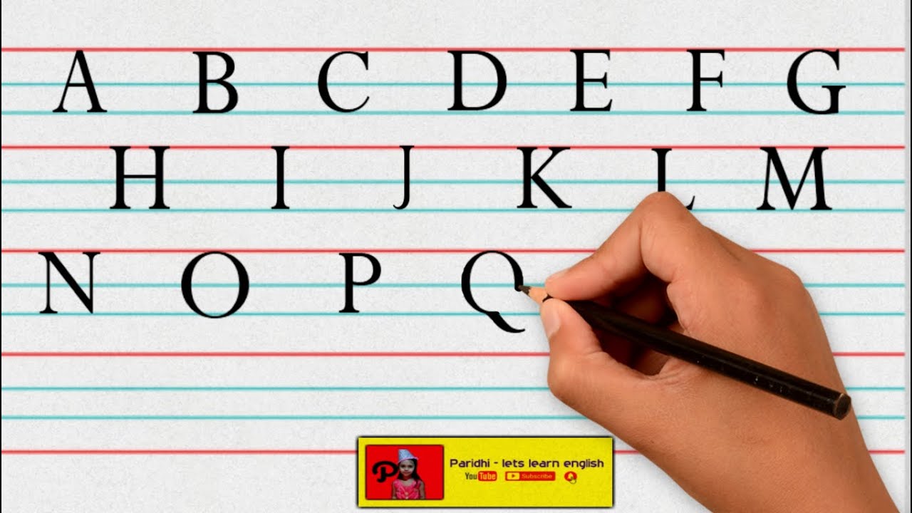 Writing Alphabet Letters For Children Alphabet For Kids Alphabets Writing Alphabet Letters For Children Alphabet For Kids Alphabets