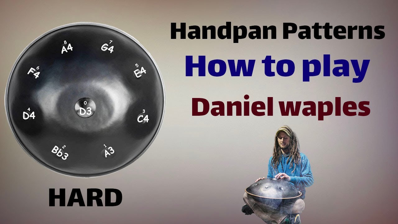 Daniel waples pattern , handpan آموزش هنگ درام - YouTube