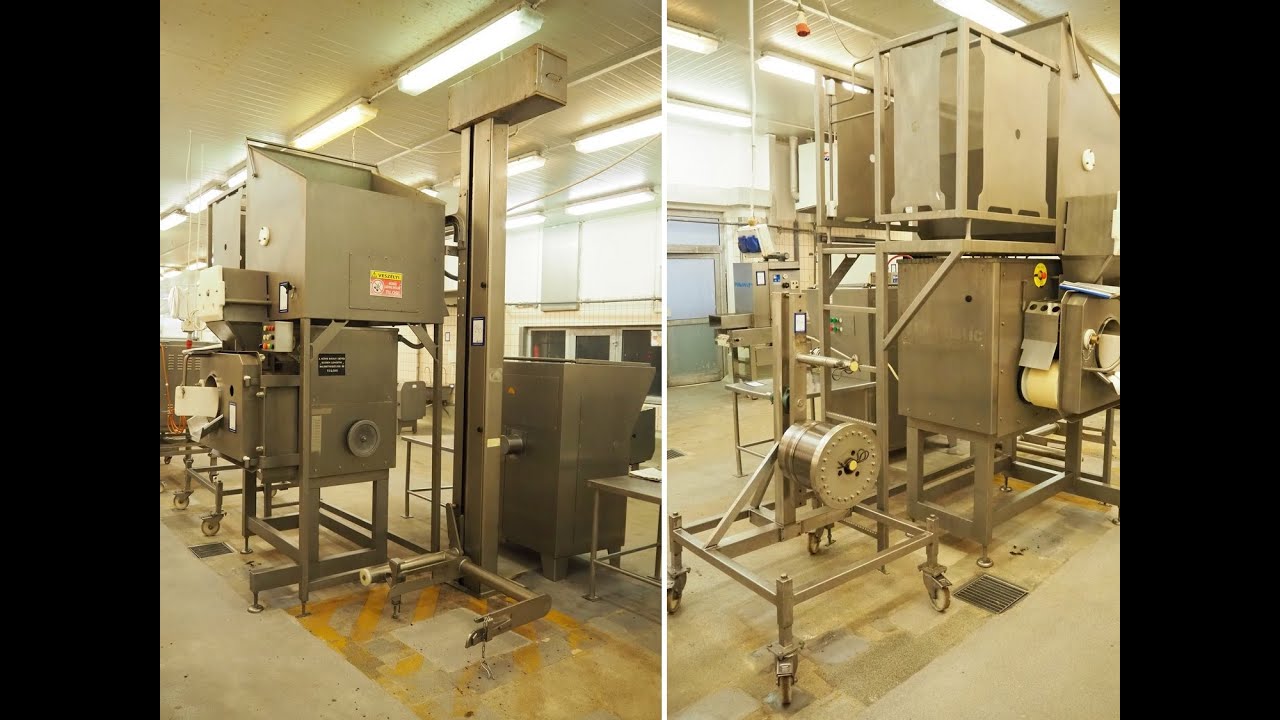 1102-240: Sepamatic separator with lifter for meat bins and platform ...