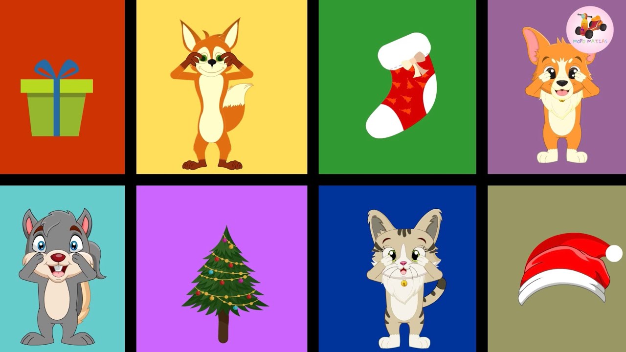 Pää, olkapää, peppu, polvet, varpaat | Mopo Matias | Joululauluja - YouTube