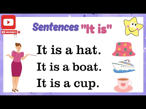 It Is Sentences || Basic Sentences In English ||It Is sentences For ...