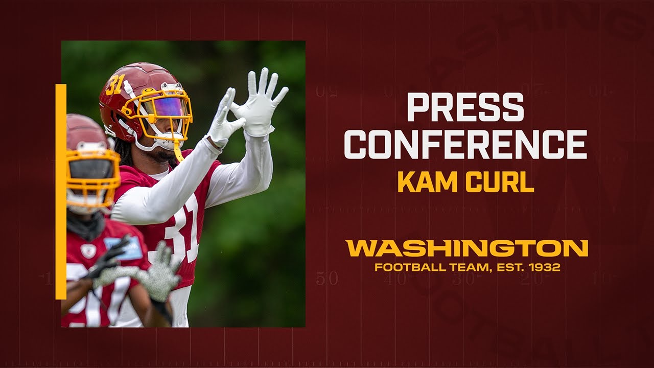 Press Conference: S Kamren Curl During OTAs | Washington Football Team ...