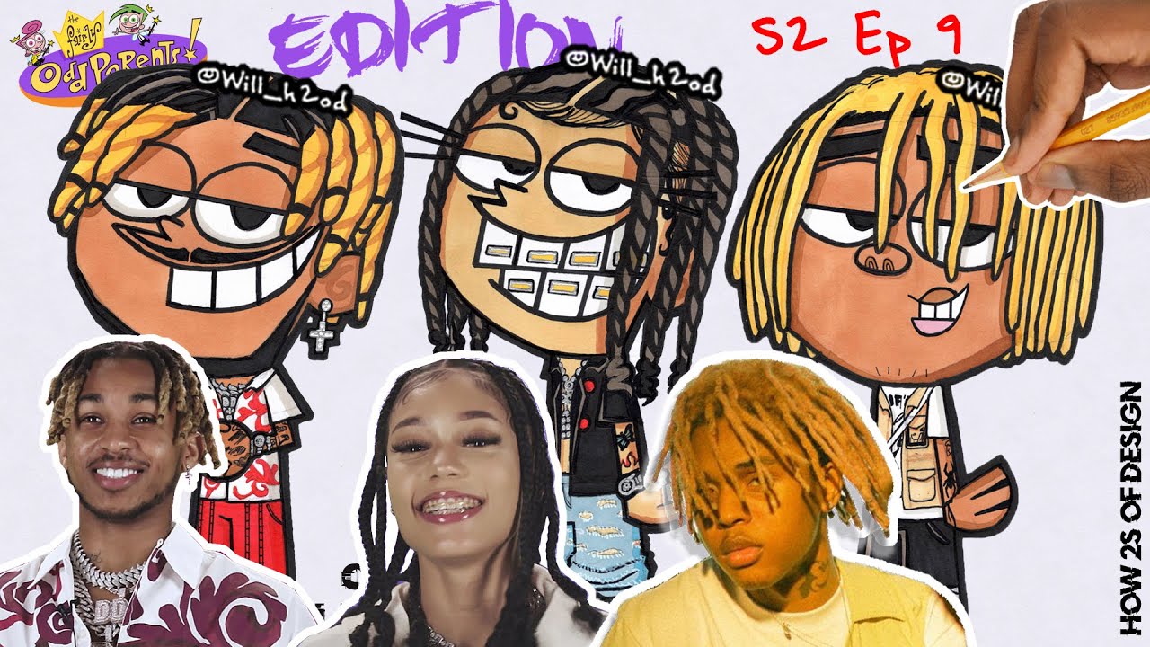 DRAW RAPPERS AS CARTOONS! DDG, COI LERAY, SOFAYGO (S2 - Ep9) - YouTube