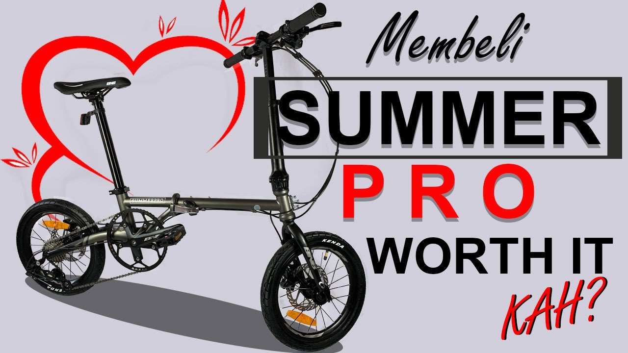 Unboxing and Review Sepeda Lipat BNB Summer Pro - YouTube