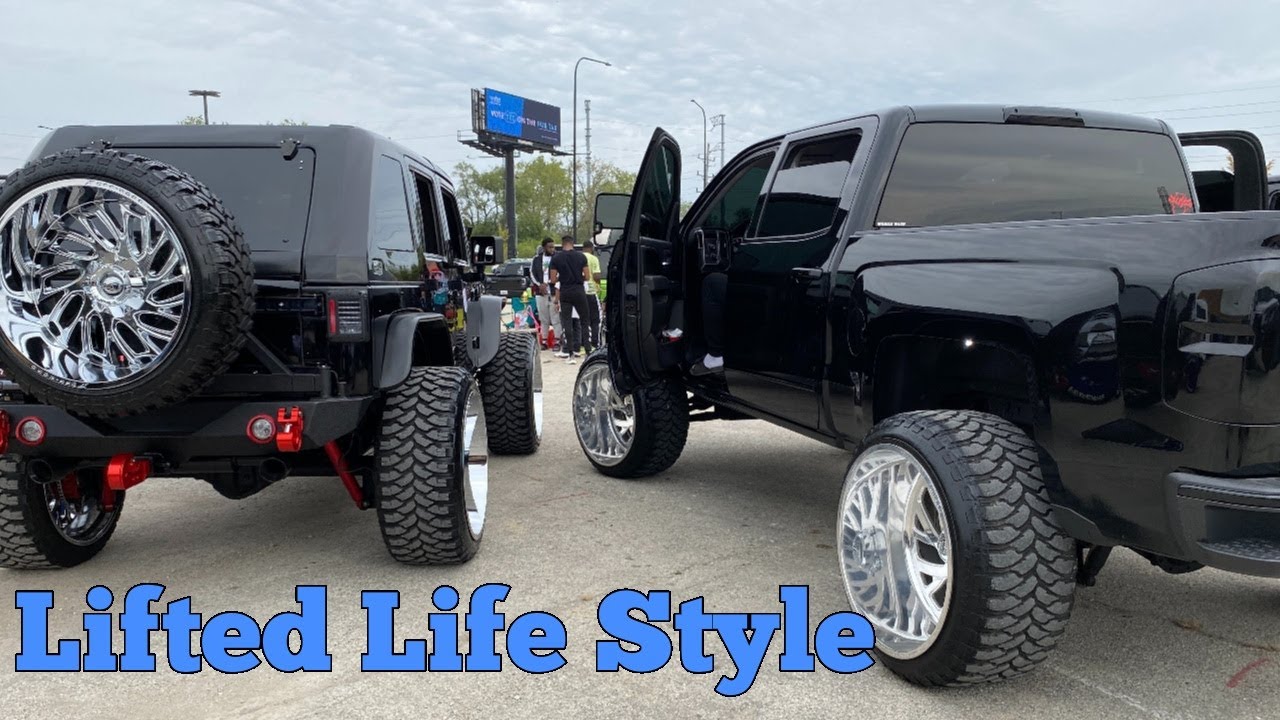 Car show hosted by Infinite Customs Pt:2 Lifted Edition - YouTube